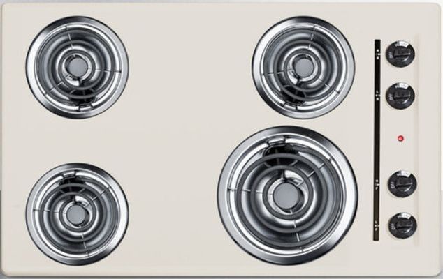 Summit® 30" Bisque Electric Cooktop | Malkin's Appliances | Baldwin, NY