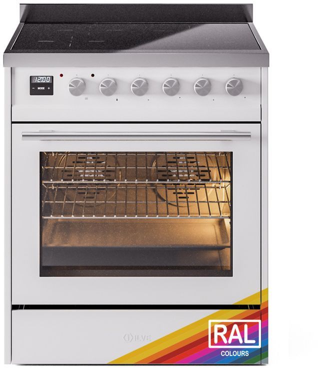 Ilve Professional Plus II 30" RAL Color Freestanding Induction Range ...