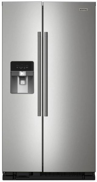 Maytag® 36" 24.5 Cu. Ft. Fingerprint Resistant Stainless Steel Side by ...