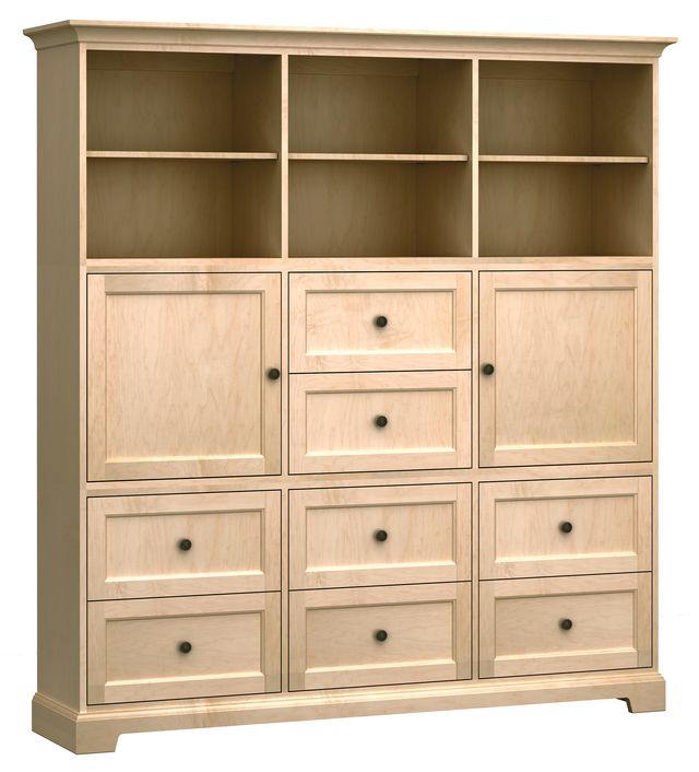 Howard Miller® Customizable 73" Home Storage Cabinet with Eight Drawers ...