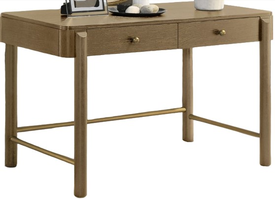 Coaster Arini Sand Wash 2 Drawer Vanity Desk Makeup Table
