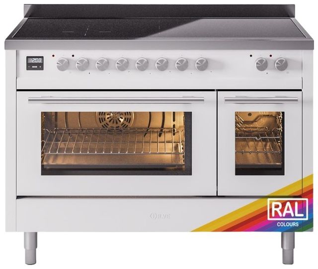 Ilve® Professional Plus II 48" Custom RAL Color Freestanding Induction ...