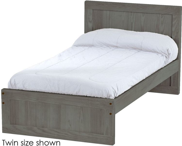 Lit à panneau simple XL jeunesses graphite de Crate Designs™ Furniture ...