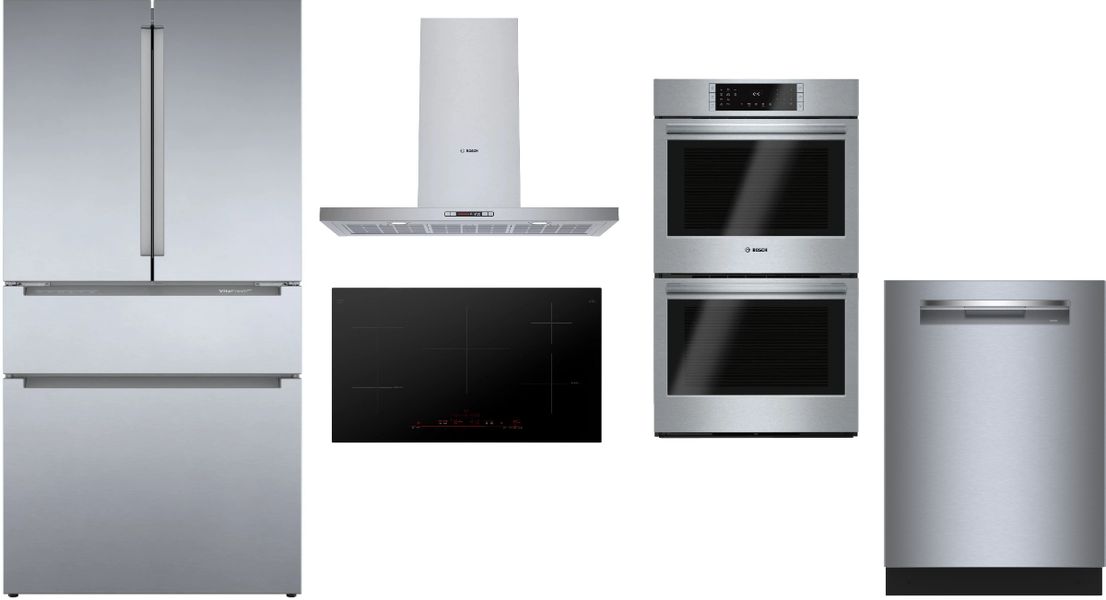 Bosch® 5 Piece Package in Stainless Steel | Spencer's TV & Appliance ...