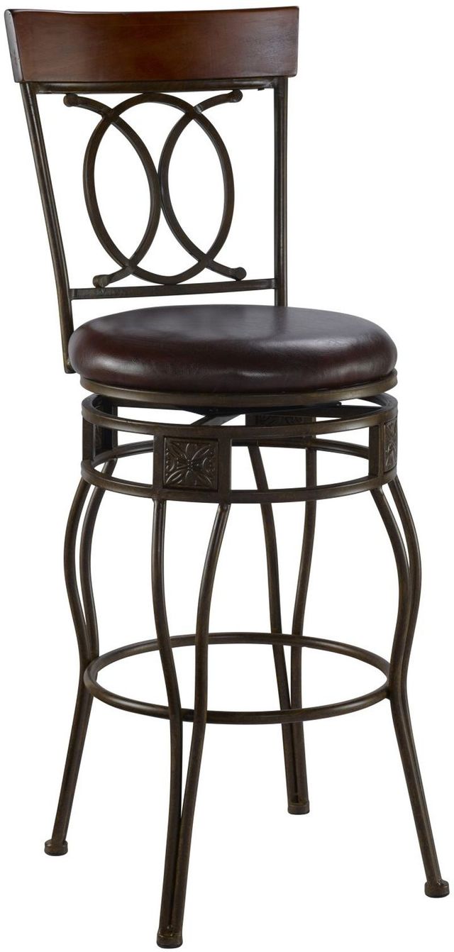 Linon Ox Chocolate Bar Stool | Total Home | Oakes, ND
