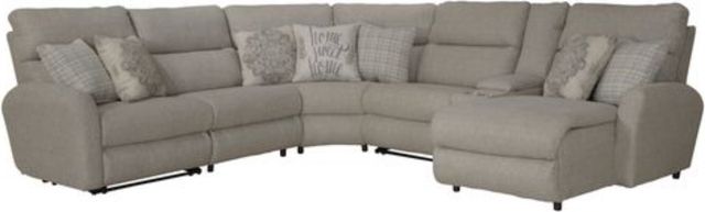 Catnapper® McPherson 6-Piece Buff Power Reclining Right-Arm Facing ...