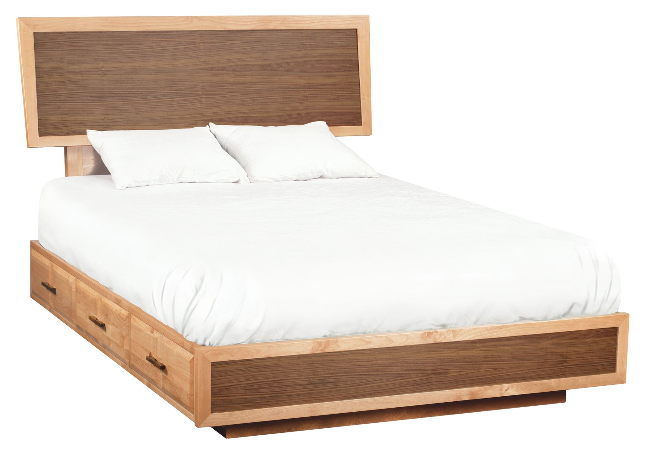 Whittier Wood® Furniture Addison Duet Queen Adjustable Storage Bed ...
