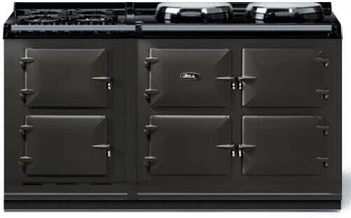 AGA™ eR7 160 Classic Cast Iron 63" Pewter Slide In Dual Fuel Range | FW ...