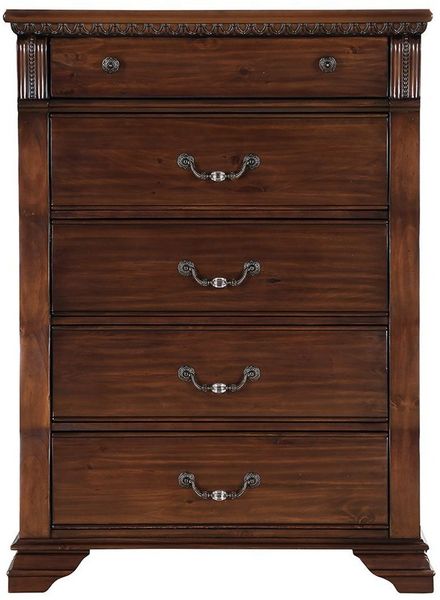 Austin Group Furniture Isabella Rich Brown Chest | Lacks Furniture ...
