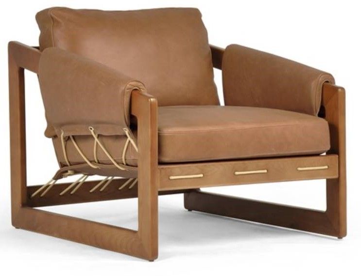 Four Hands Dustin Palermo Cognac Chair | Karvonen’s