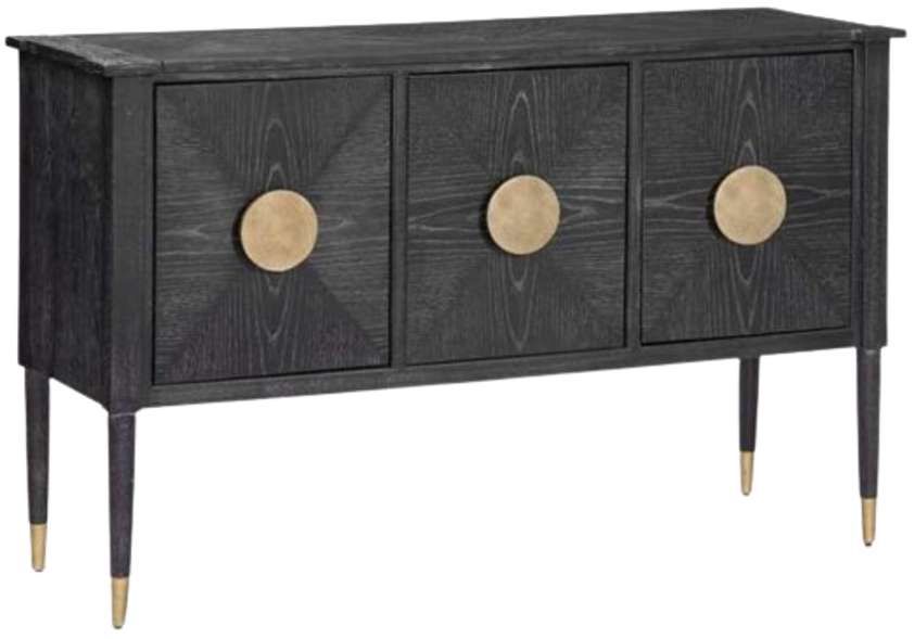 Bassett Mirror Jensen Cerused Oak Console Table | Bob Mills Furniture