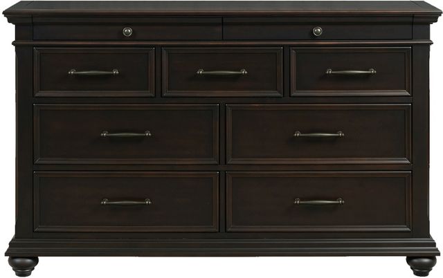 Elements International Slater Black Dresser | Fischer Furniture | Rapid ...