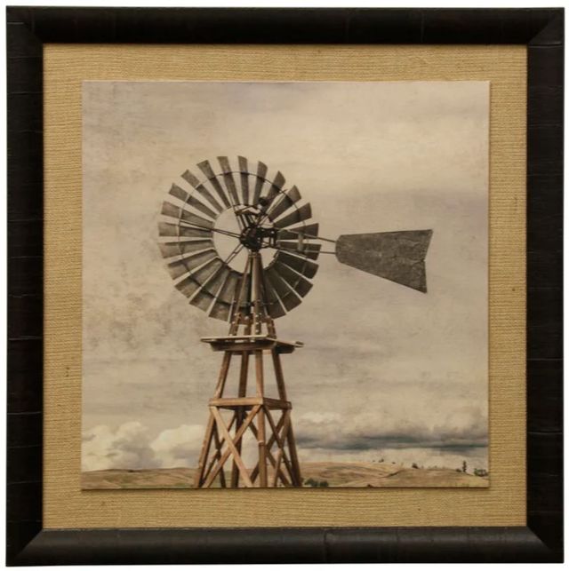 Stylecraft Windmill Beige/Black Wall Art | Brownie Furniture | Virginia, MN