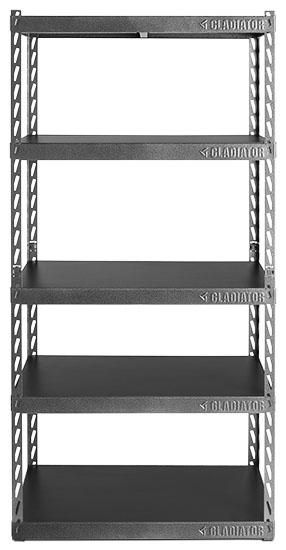 Gladiator® Hammered Granite 36" Wide EZ Connect Rack with 18" Deep ...