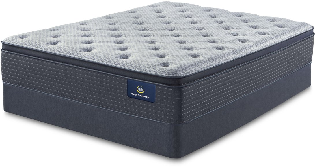 Serta Serene Sky Wrapped Coil Plush Pillow Top Split California King Mattress Lyons Appliance Repair Washington IA