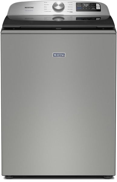 Maytag® 6 Cu. Ft. Classic Silver Top Load Washer with Agitator ...