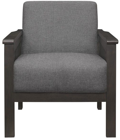 Mazin Furniture Lewiston Gray Accent Chair | Old McDonald's Furniture ...