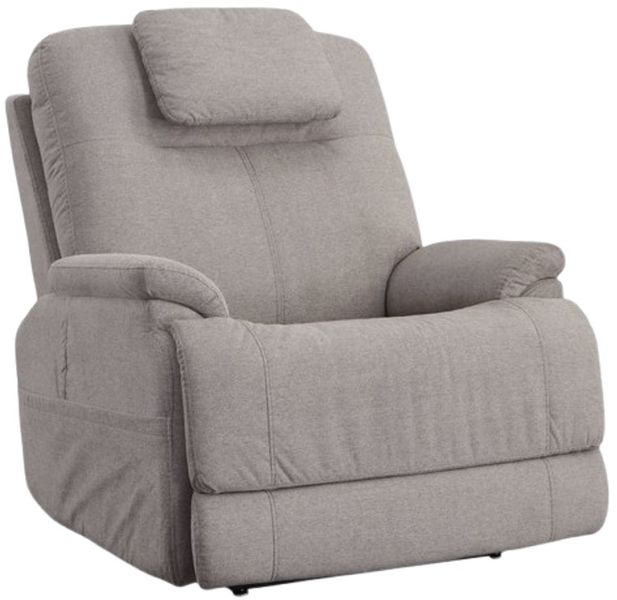 Flexsteel® Zecliner Model 1 Dove Fabric Power Lift Recliner | Fischer ...