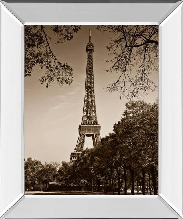 Classy Art An Afternoon Stroll-Pari by Maihara, J. Mirrored Frame Wall ...