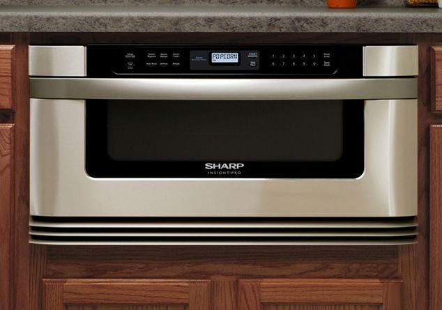 Sharp Insight Built In Microwave Drawer-Stainless Steel | Pieratt's