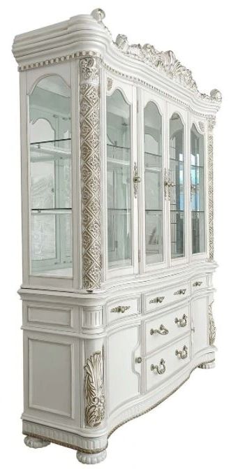 ACME Furniture Vendom Antique Pearl Buffet and Hutch | Lacks Furniture ...