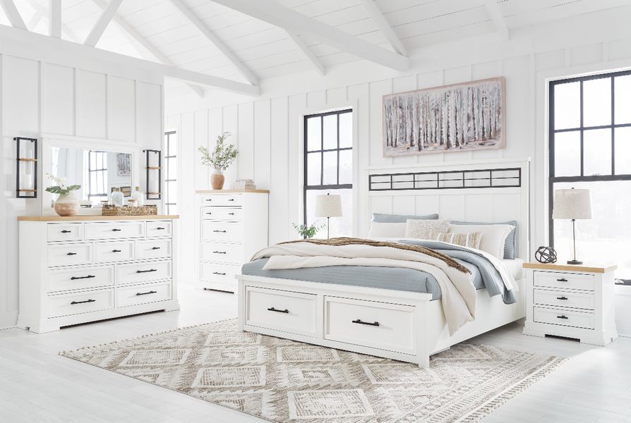 Abbie King 6 Piece Bedroom Set | Walker Furniture & Mattress | Nevada