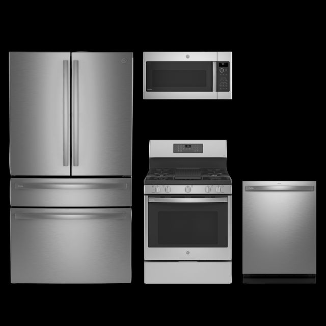 GE Profile™ 4 Piece Stainless Steel Kitchen Package | Albert Lee ...