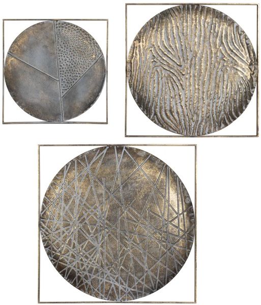 Crestview Collection Quest 3-Piece Wall Art Set | Bob Mills Furniture