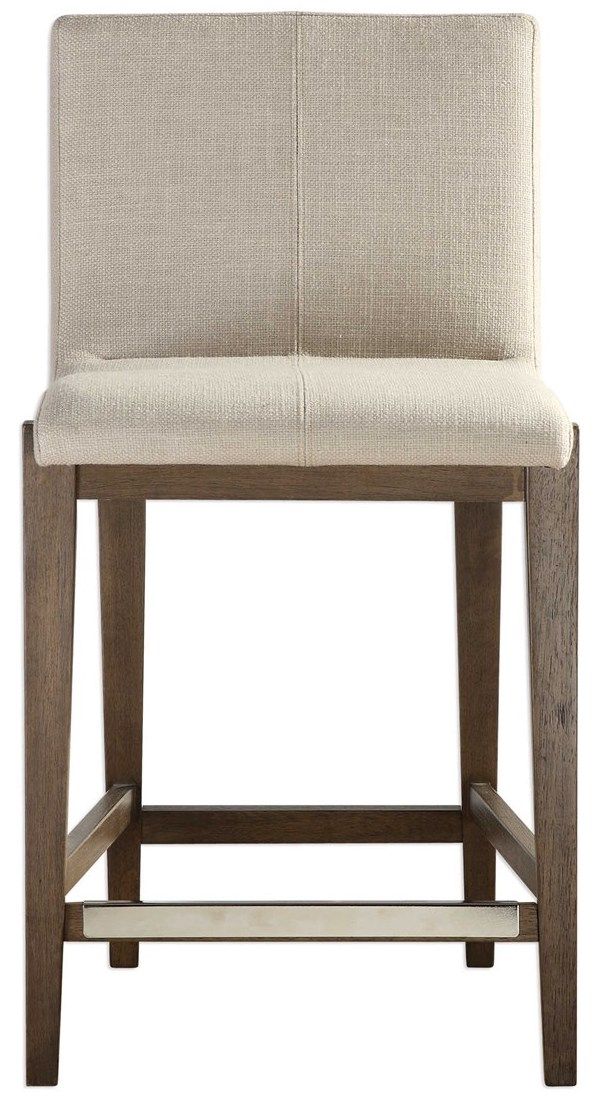 Uttermost® Klemens Neutral Counter Stool | Bob Mills Furniture