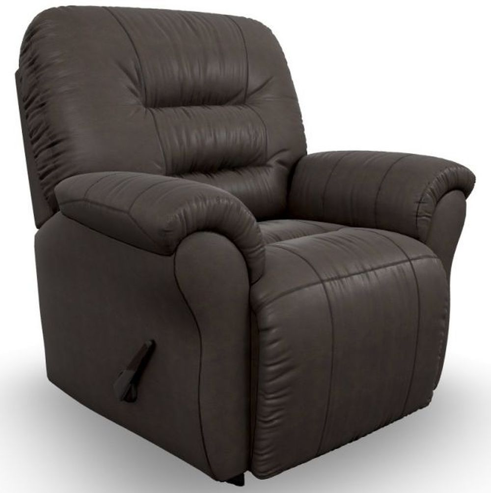 Best Home Furnishings Customizable Unity Leather Space Saver Recliner