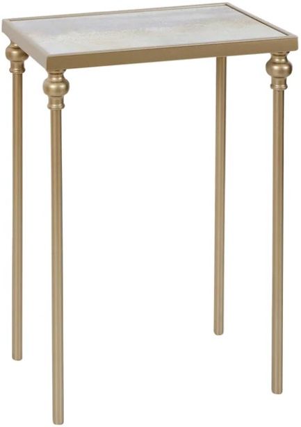 Stylecraft Austin Allen James Gold Side Table | Fischer Furniture ...