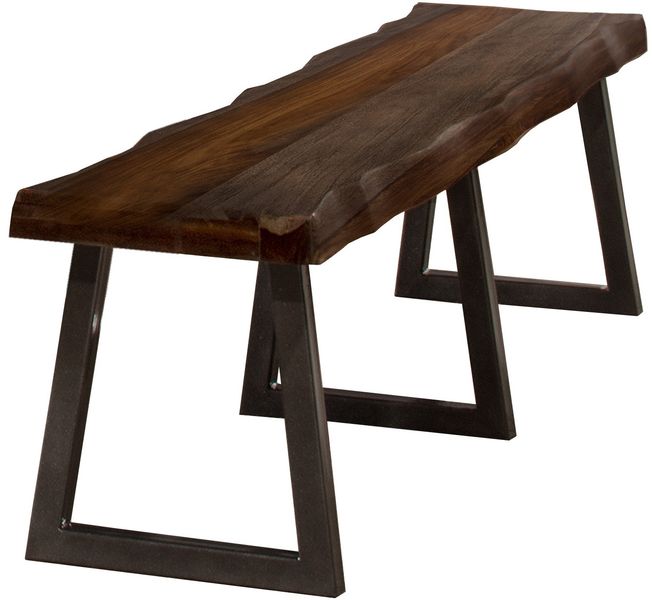 HH2 Home Emerson Gray Sheesham Bench | Hoelscher's Fine Furniture ...