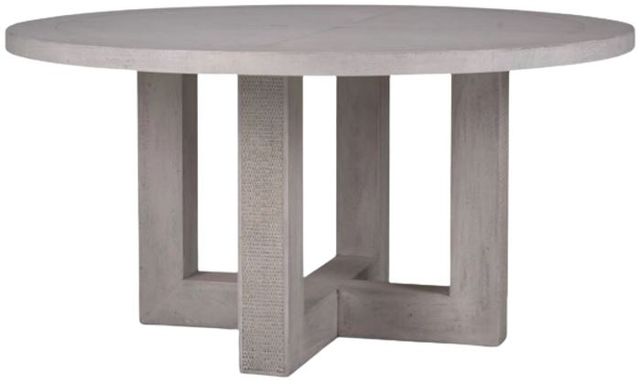 Bramble Customizable Tate 60" Round Dining Table with Rattan Accent ...