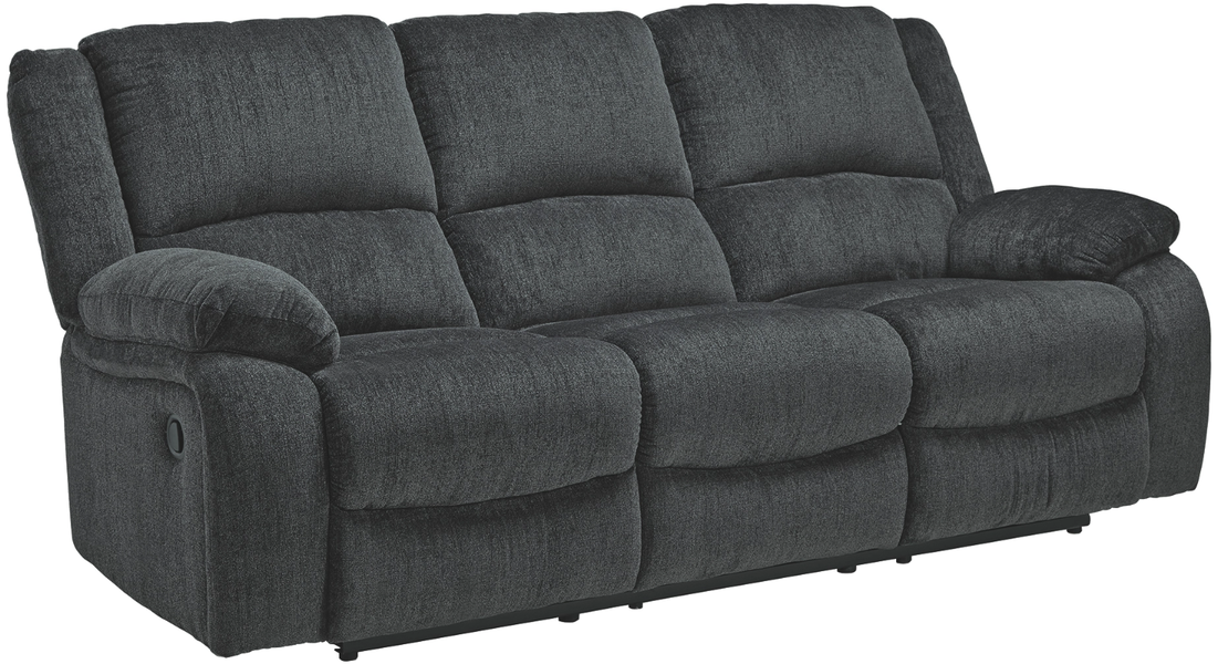 Signature Design by Ashley® Draycoll Slate Manual Reclining Sofa ...