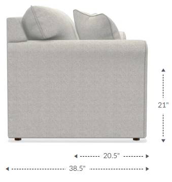 La-Z-Boy® Leah Charcoal Queen Sleeper Sofa | Great Rooms La-Z-Boy® Leah Charcoal Queen Sleeper Sofa | Great Rooms