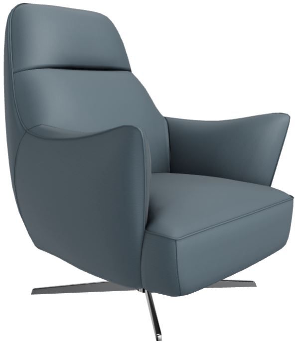 Natuzzi Editions Customizable Calma Swivel Chair | Fischer Furniture ...