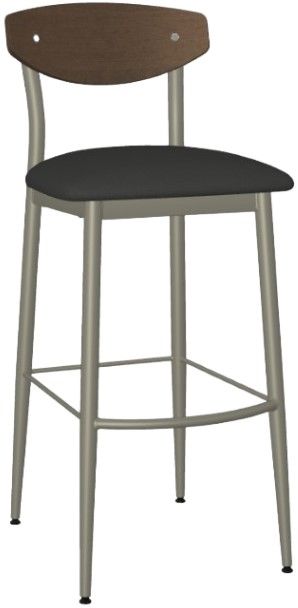 Amisco Customizable Hint Upholstered Bar Stool | Butcher Furniture | Canada
