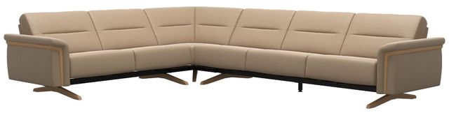 Stressless® by Ekornes® Stella 3-Piece Beige 132" Manual Reclining ...