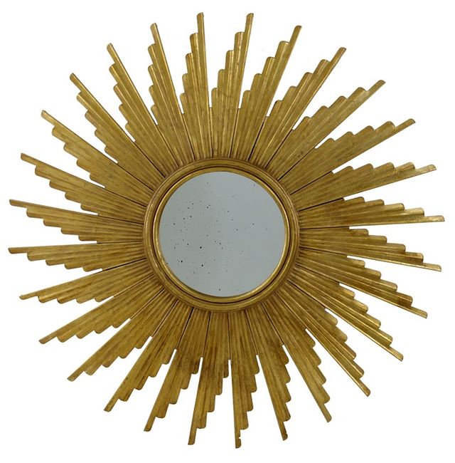 Zeugma Imports Starburst Gold Wall Mirror | Miskelly Furniture