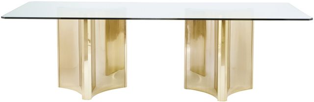 Bernhardt Abbott Brass Dining Table | Marshall's Home Living | Kelowna, BC