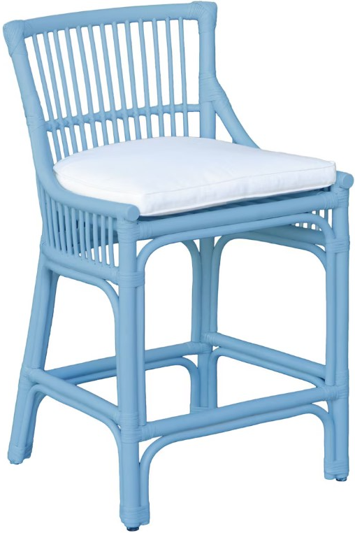 Jeffan Winston II Blue Counter Stool | Miskelly Furniture
