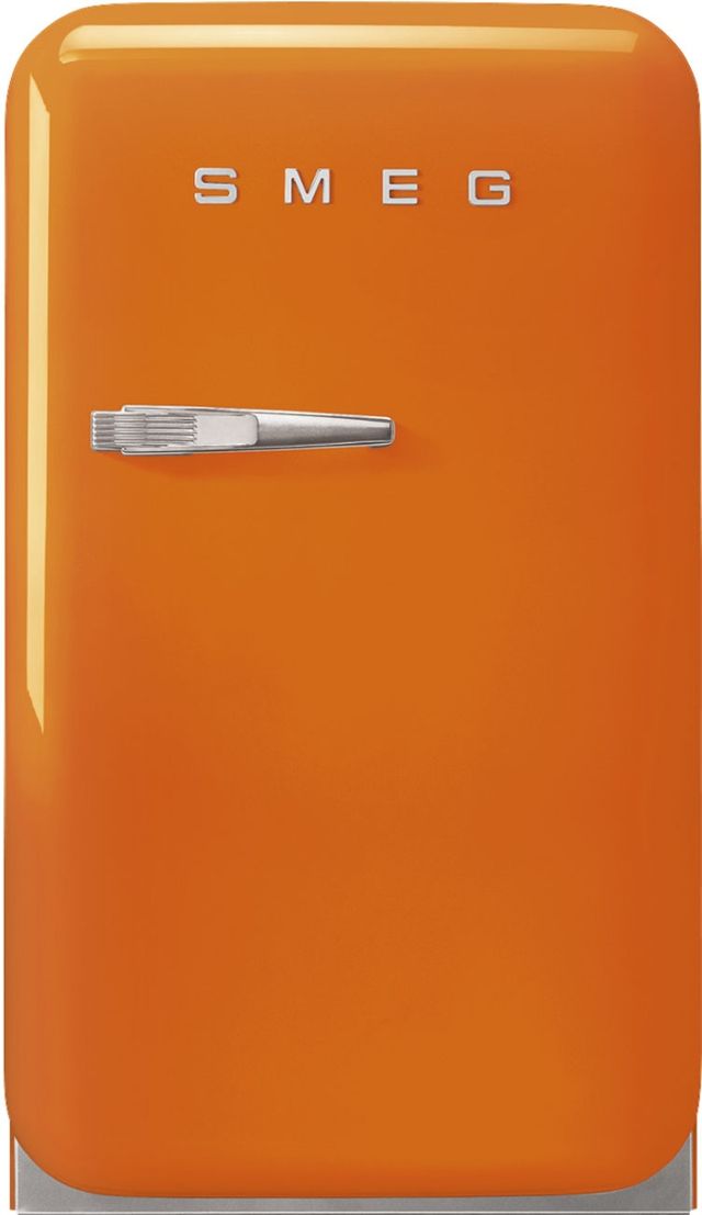 Smeg 50's Retro Style 1.3 Cu. Ft. Orange Compact Refrigerator | Jerome ...