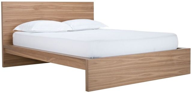 EQ3 Boom Walnut Panel Bed | Meubles Poisson
