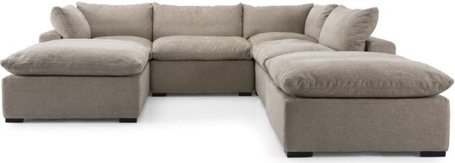 Decor-Rest® Furniture LTD 2660 6-Piece Beige Sectional Sofa | Old ...