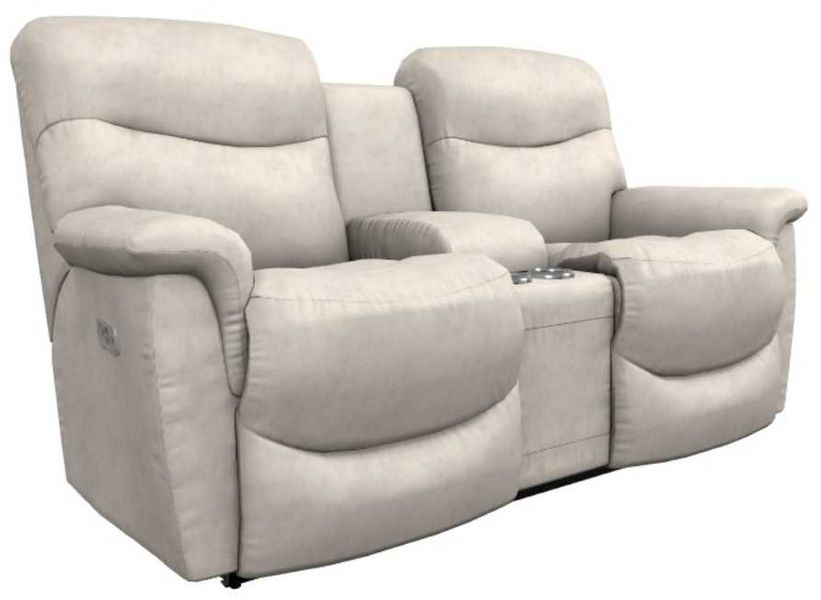 La-Z-Boy® James Oyster Power Reclining Loveseat with Headrest Lumbar ...