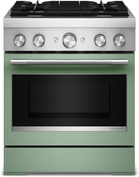 KitchenAid® 30" Cardamom Pro Style Dual Fuel Range with No Preheat Air ...