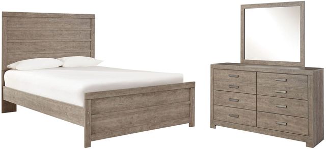 Signature Design by Ashley® Culverbach 3-Piece Gray Full Panel Bed Set ...