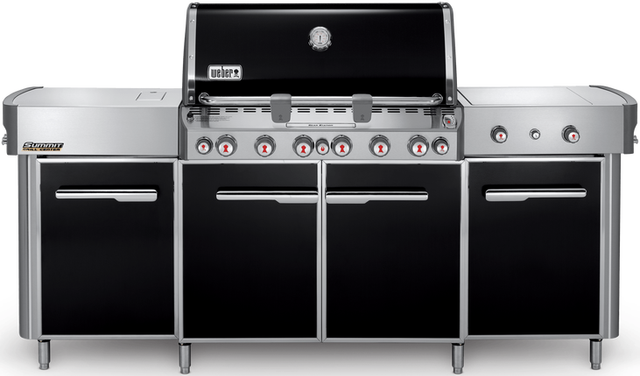 Weber® Summit® 6-Burner Black Freestanding Liquid Propane Grill | Old ...