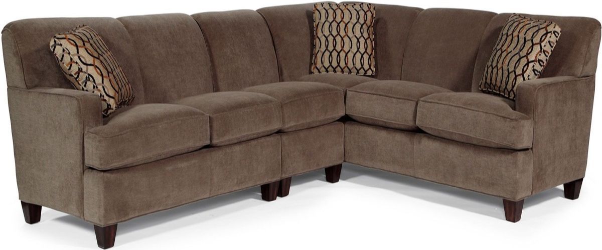 Flexsteel® Dempsey Brown Dune Sectional | Van's Home Center