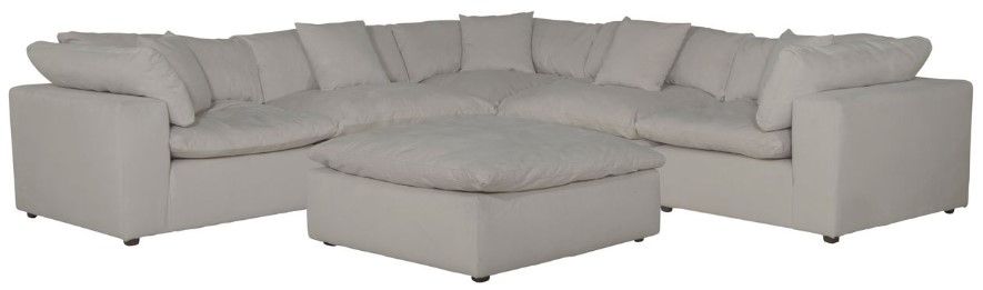 Jackson Furniture Posh 6-Piece Dove Modular Sectional | Fischer ...